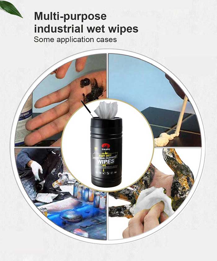 Use Industrial Hand Cleaning Wipes To Clean Dirty Hands-Sywipe